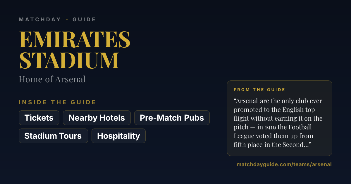 How to Buy Arsenal Tickets (2025/26 Guide)