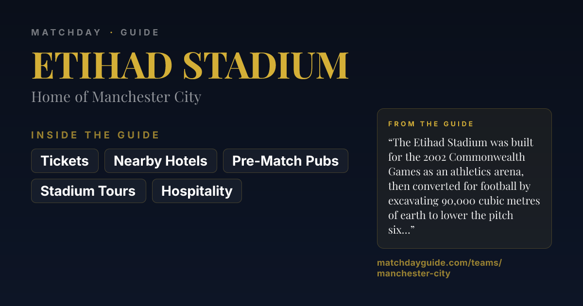 How to Buy Manchester City Tickets (2025/26 Guide)