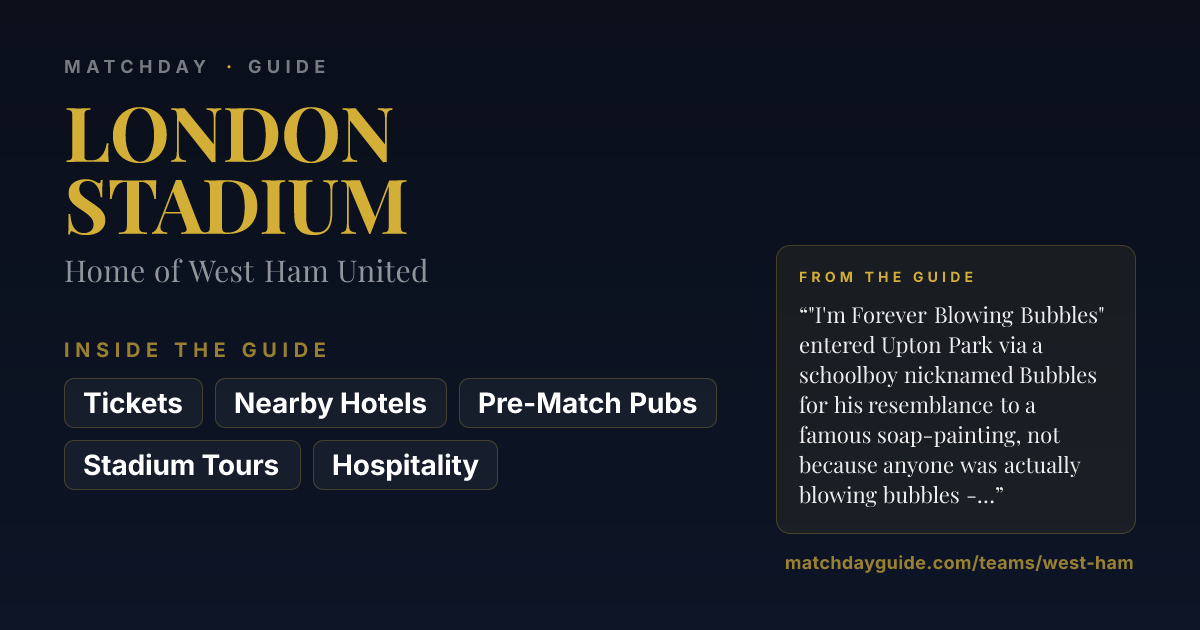How to Buy West Ham United Tickets (2025/26 Guide)